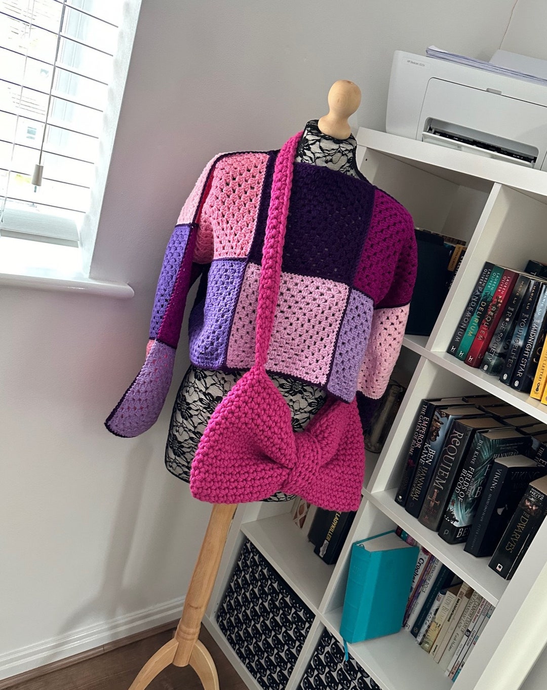 PDF Crochet Pattern | Granny Square Crochet Midi Top | Crochet Jumper ...