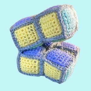 PDF Crochet Pattern | Infinity Cube | Fidget Toy | Crochet Toy ...