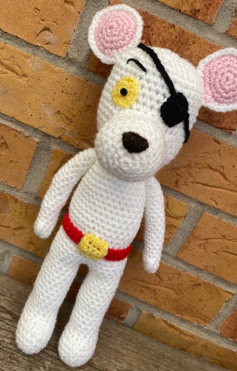 PDF Crochet Pattern | Danger Mouse Crochet Pattern | Danger Mouse ...