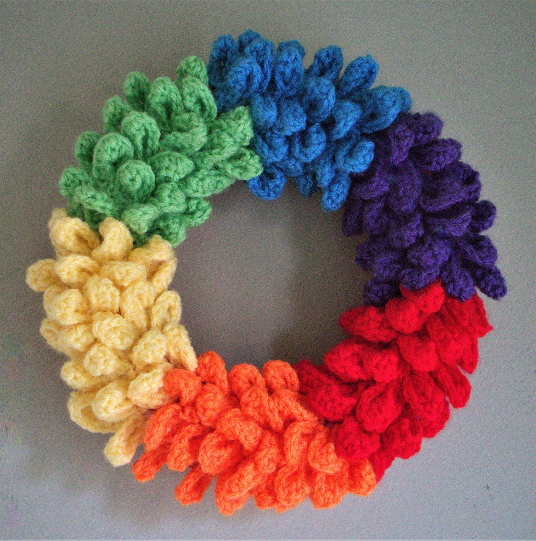 PDF Crochet Pattern | 6 Crochet Wreaths Pattern | Crochet Pattern ...