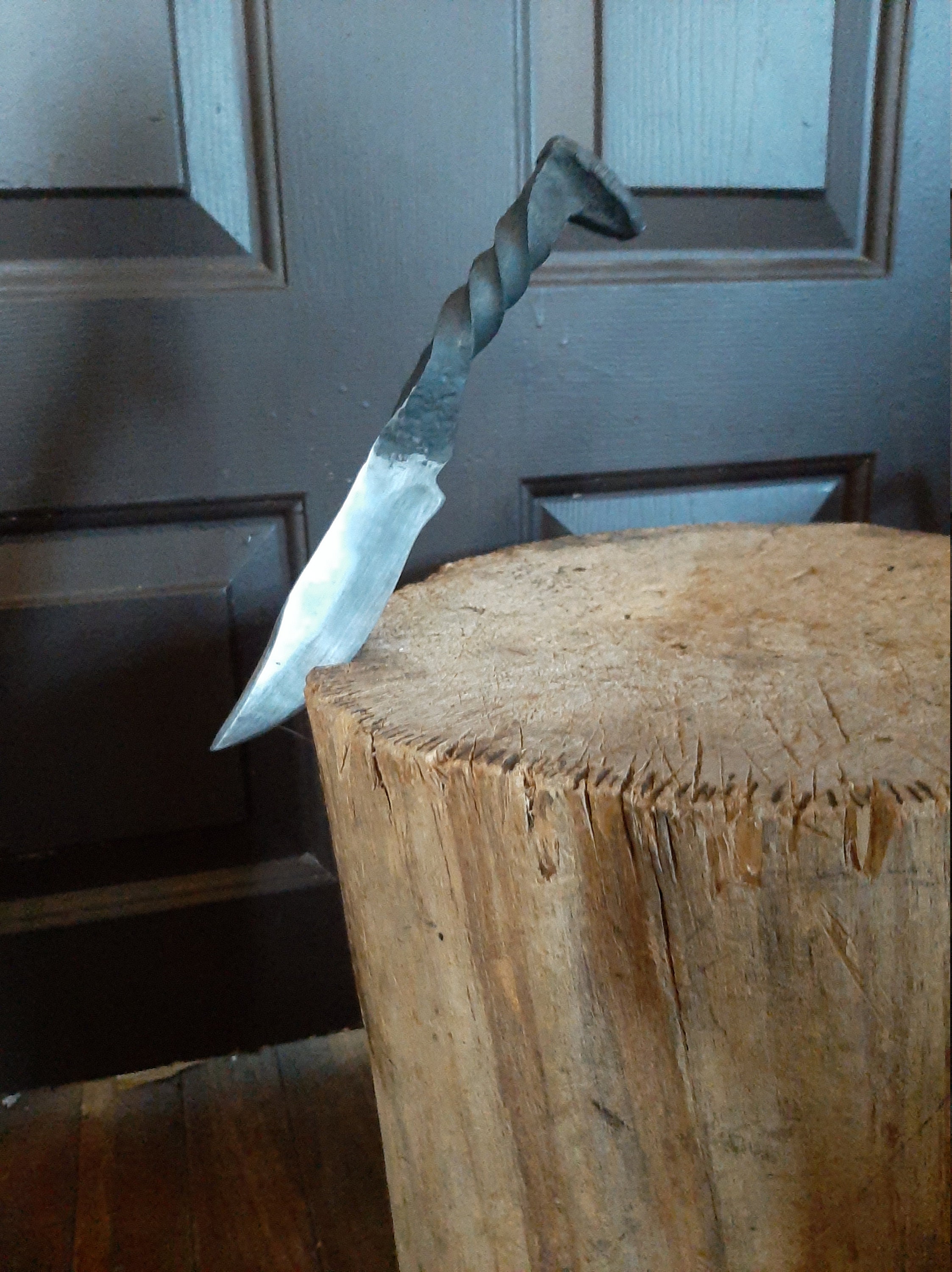 Railroad Spike Knife - Etsy