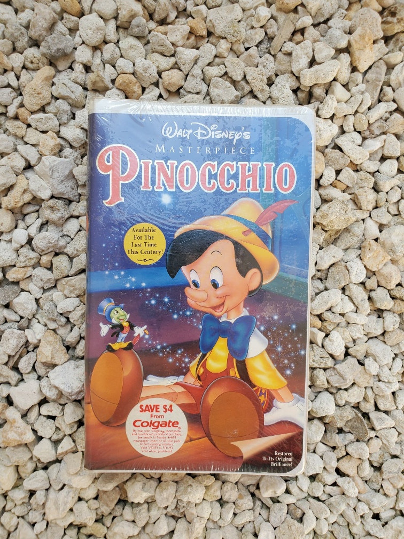 Walt Disney Pinocchio VHS Brand New | Etsy