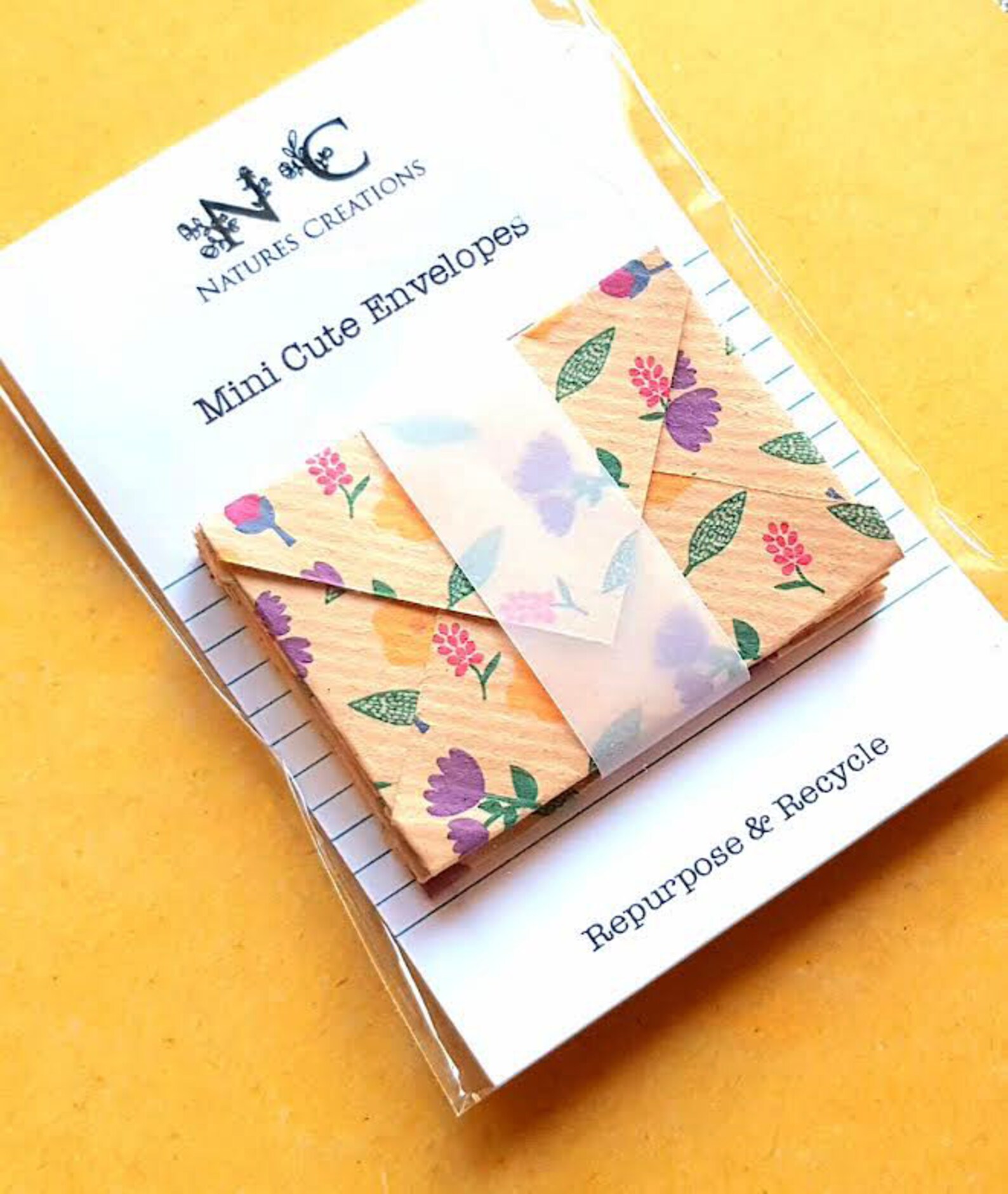 Mini Kraft Envelopes , Journal Embellishments, Art and Craft Stationary ...
