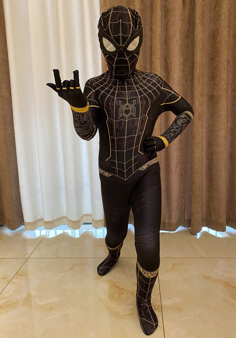 Tobey Maguire Spiderman Costume Black Raimi Spider Man Cosplay Etsy