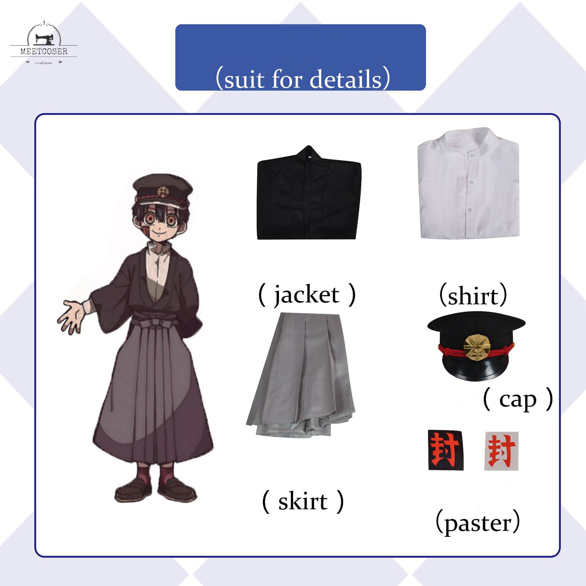 Anime Cosplay Costumes,cosplay Costumes for Boys,gift for Anime Lovers ...