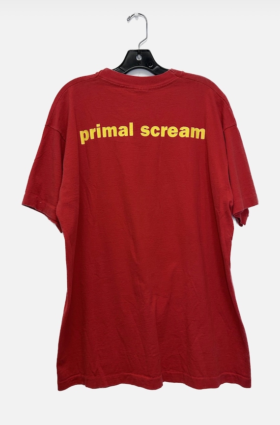 Primal Scream Band Tee 1994 - Etsy Primal Scream Band Tee 1994 - Etsy