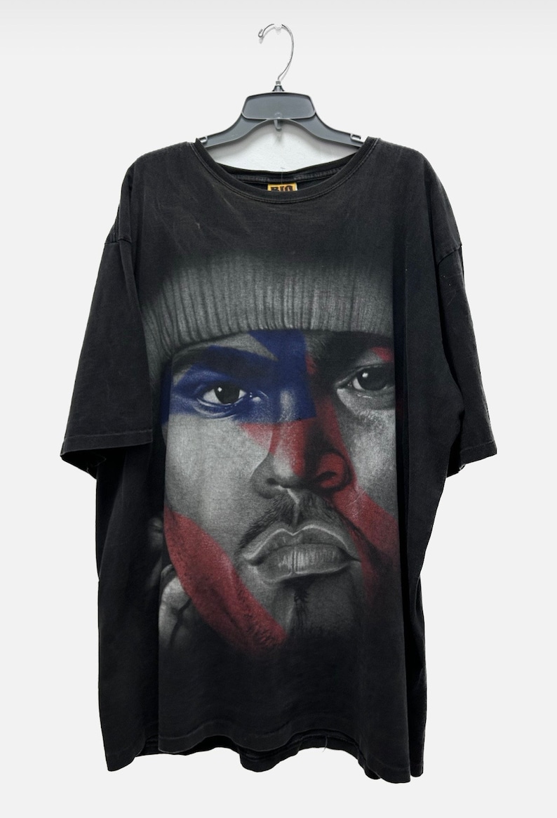 2005 Big Pun Puerto Rican Flag Face Rap Graphic Tee - Etsy