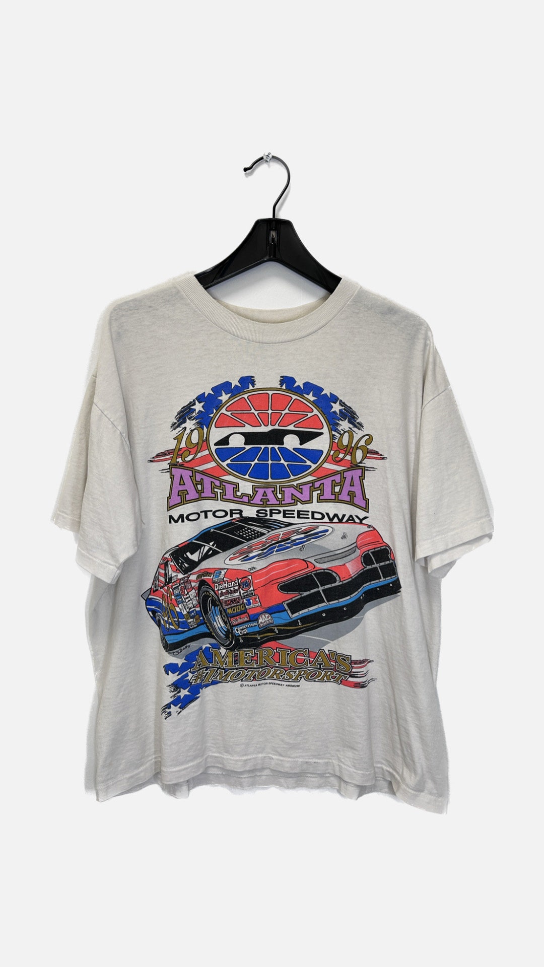 1996 Nascar Racing Atlanta Motor Speedway Single Stitch Graphic Tee - Etsy