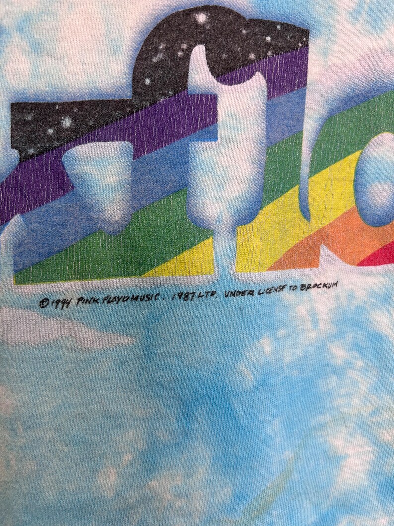 1994 Pink Floyd Single Stitch Tie Dye Tee - Etsy