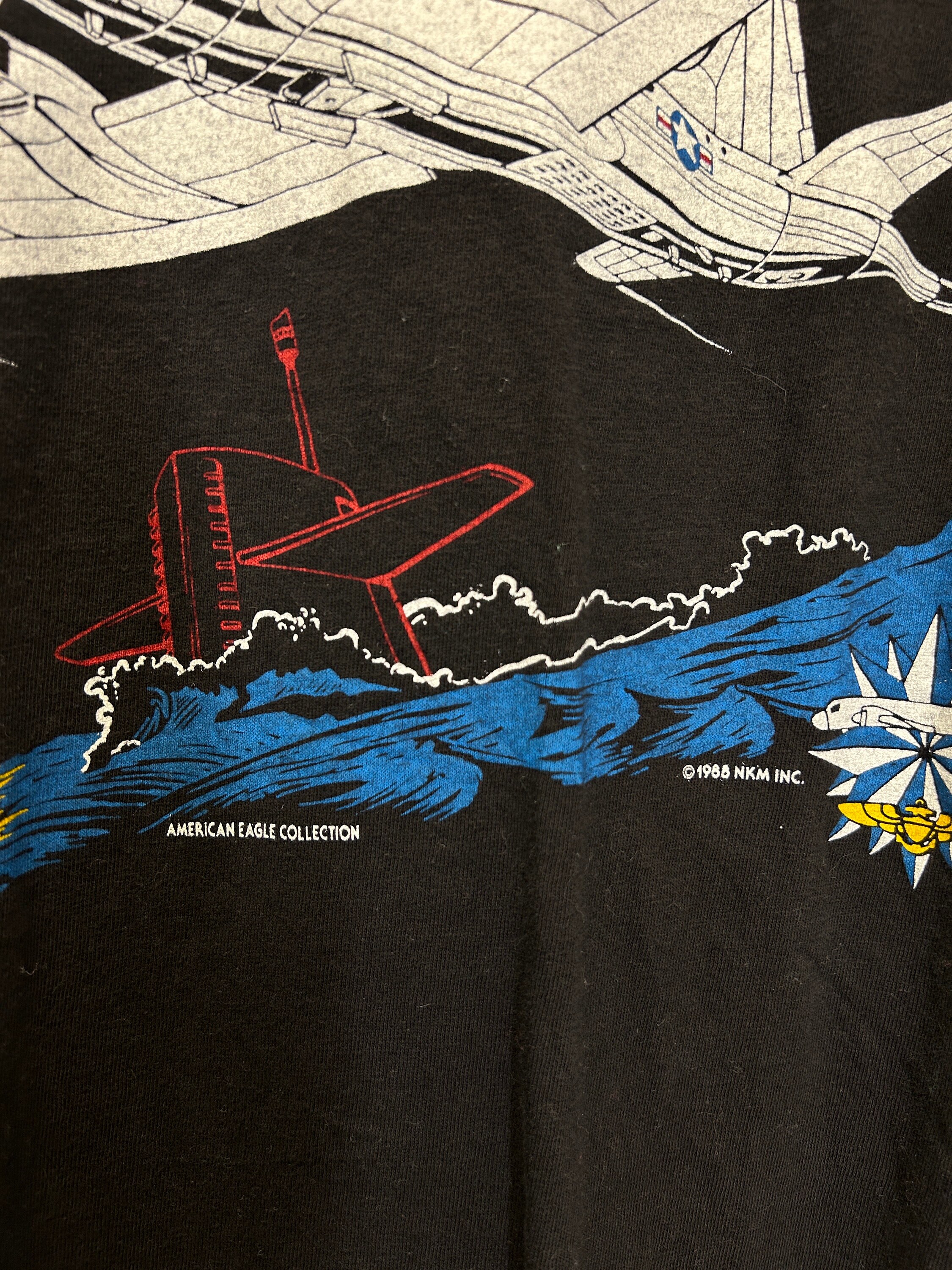 1988 Single Stitch P3 Orion Sub-killer Military Airplane Graphic Tee by ...