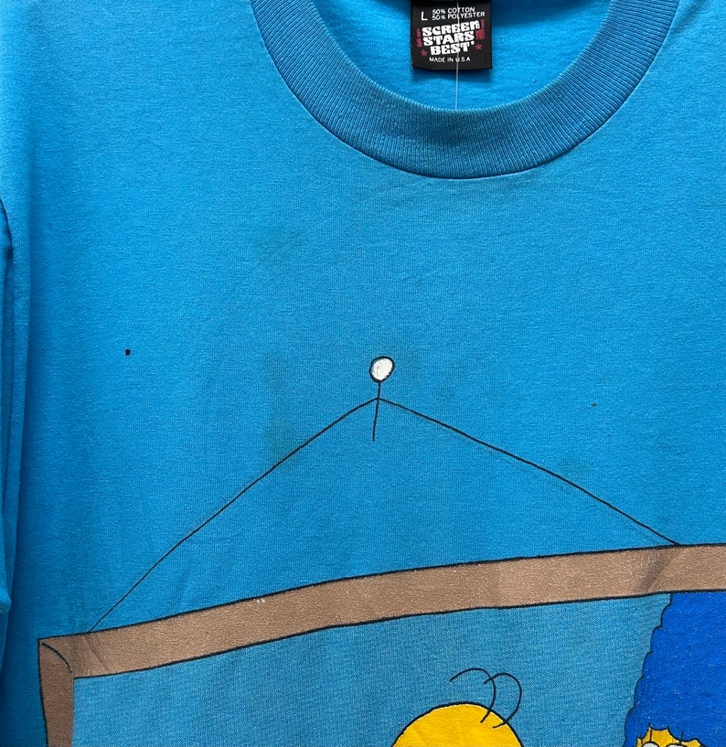 Single Stitch 1990 the Simpsons Cartoon Graphic Shirt - Etsy