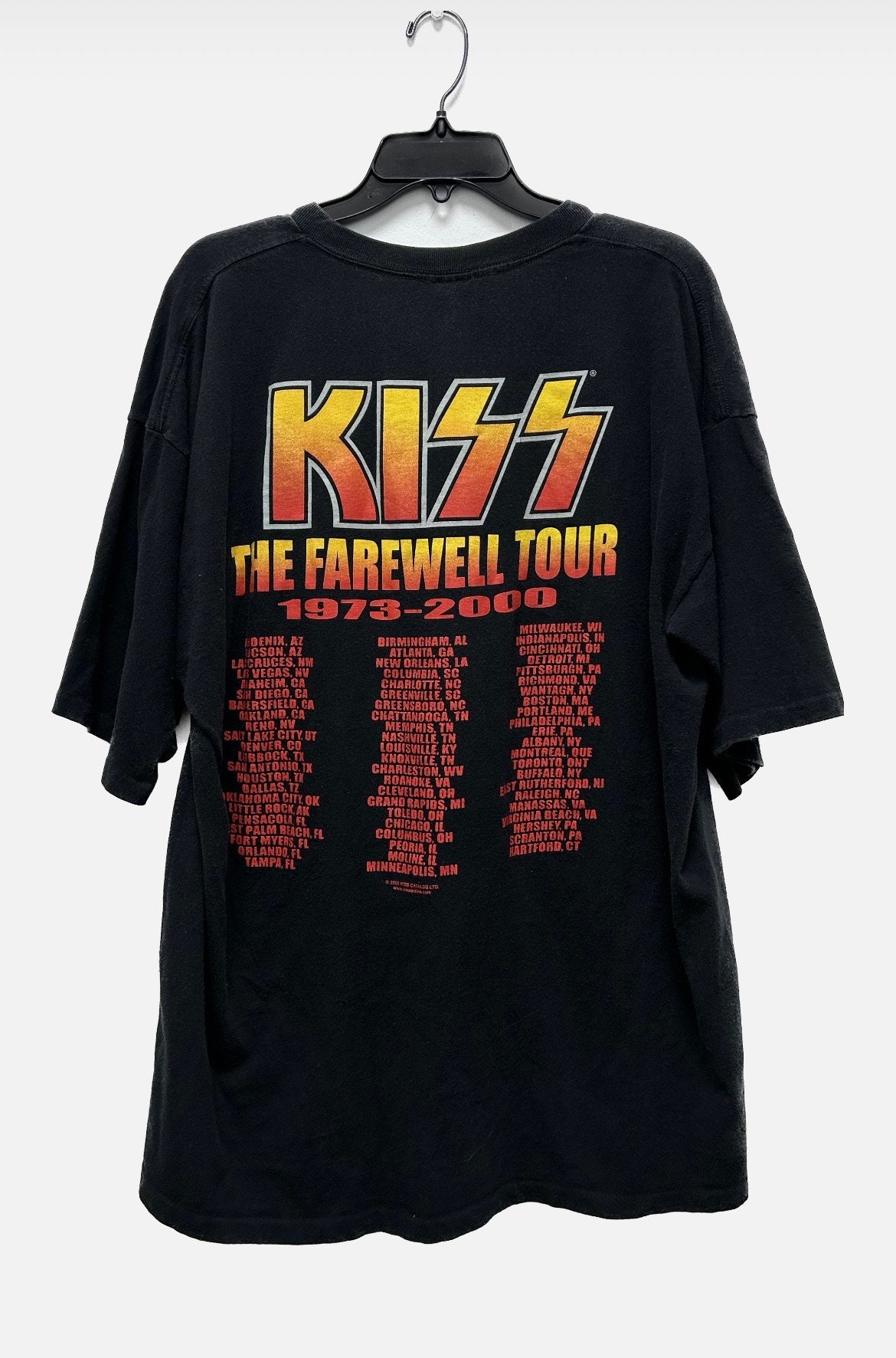 Single Stitch 2000 Kiss Farewell Tour Graphic Shirt - Etsy