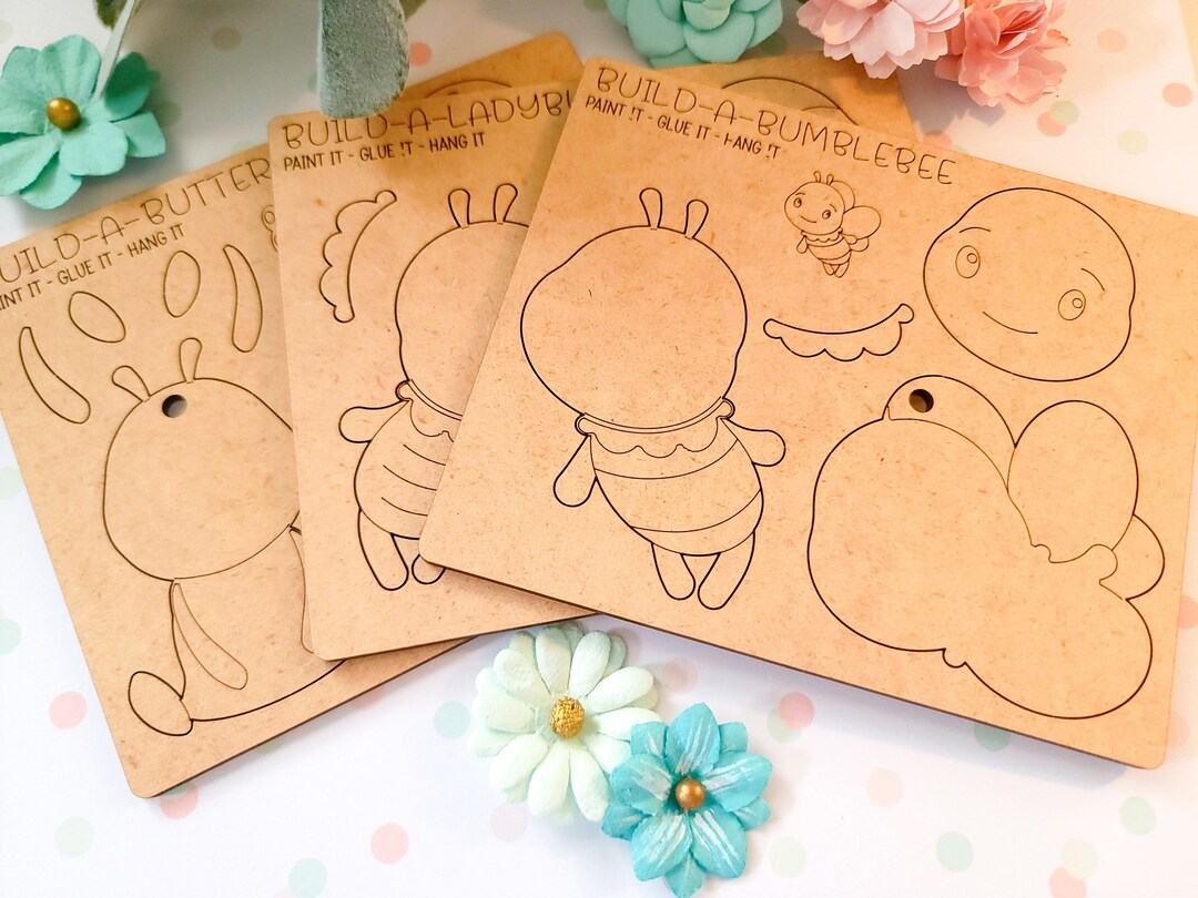 Spring Kids Craft Set - Etsy