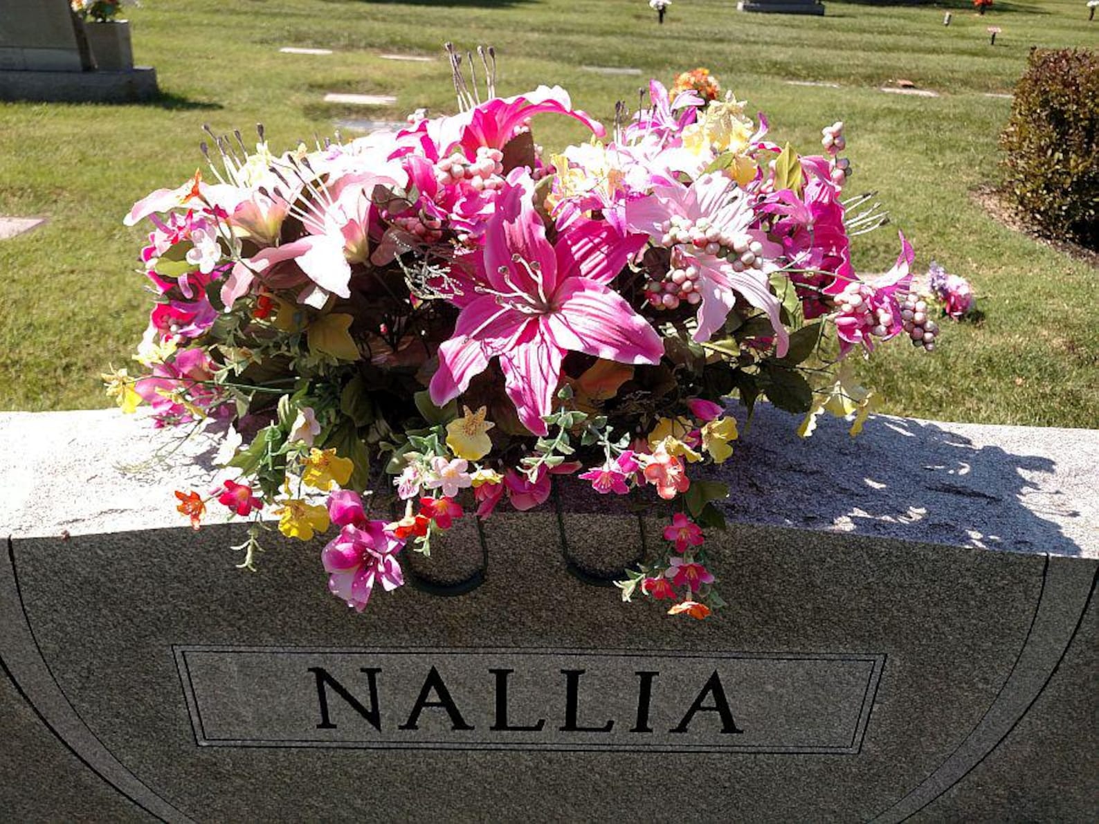 Headstone Flower Arrangement Anchor for Saddles and Wreaths - Etsy