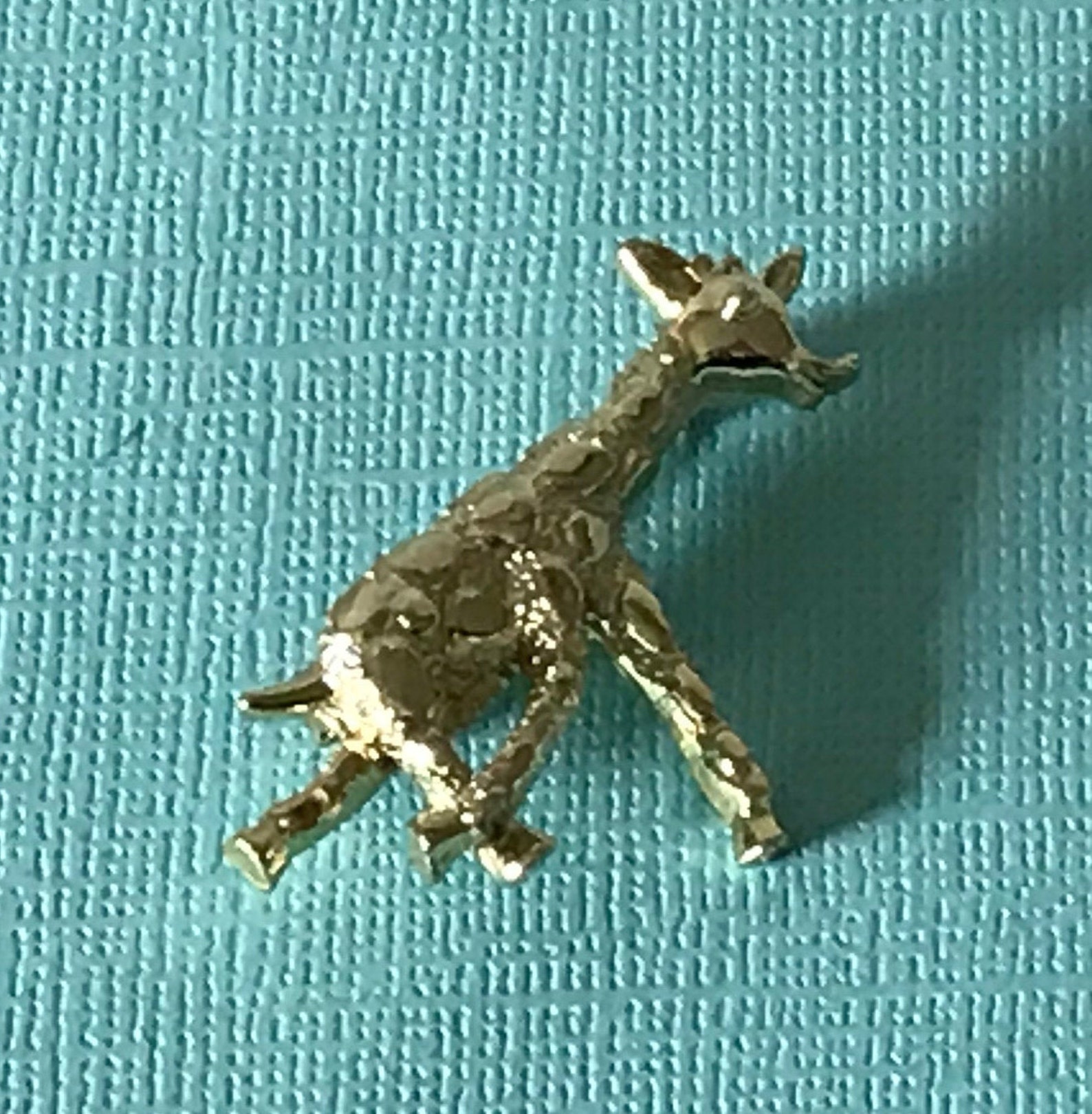 Vintage Giraffe Brooch Gold Giraffe Pin Zoo Animal Pin | Etsy