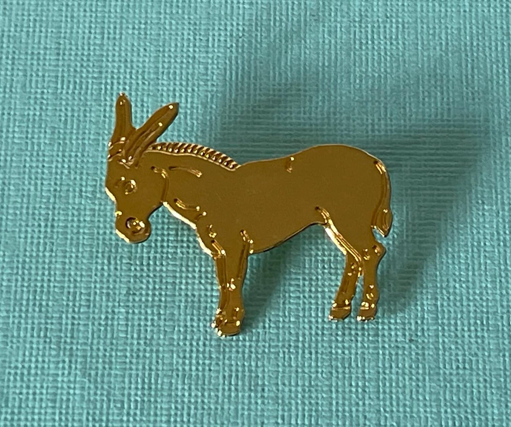 Vintage Donkey Brooch, Mule Brooch, Jackass Brooch, Gold Donkey Pin ...