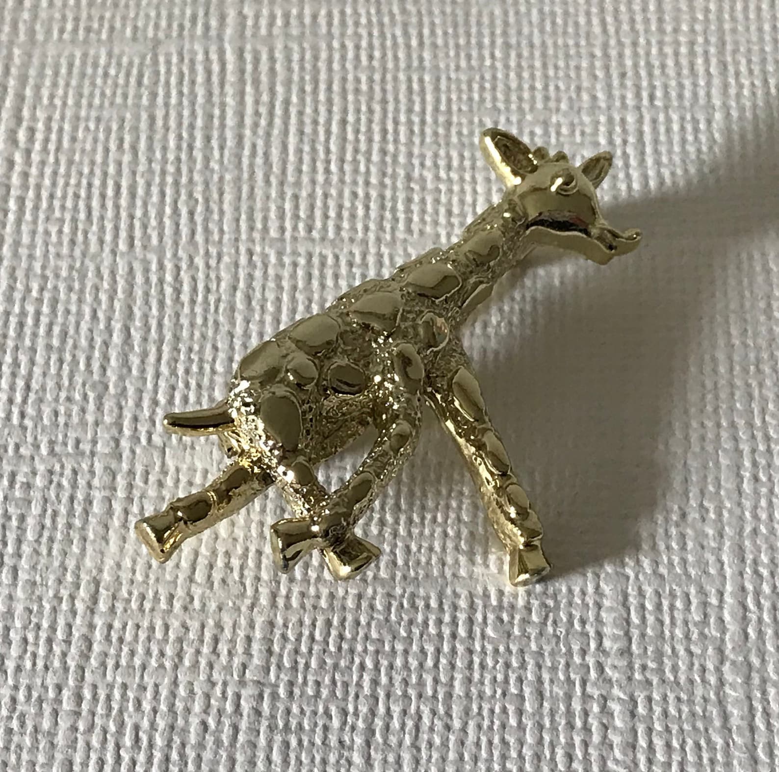 Vintage Giraffe Brooch Gold Giraffe Pin Zoo Animal Pin - Etsy