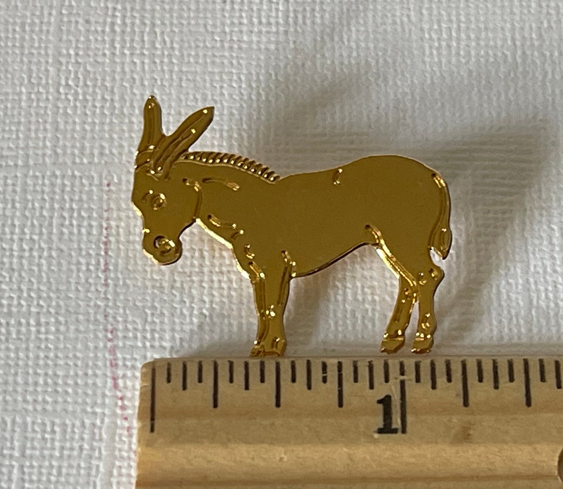 Vintage Donkey Brooch, Mule Brooch, Jackass Brooch, Gold Donkey Pin ...