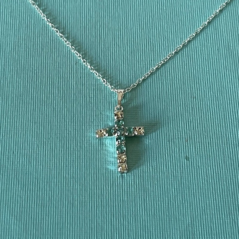 Rhinestone Cross - Etsy