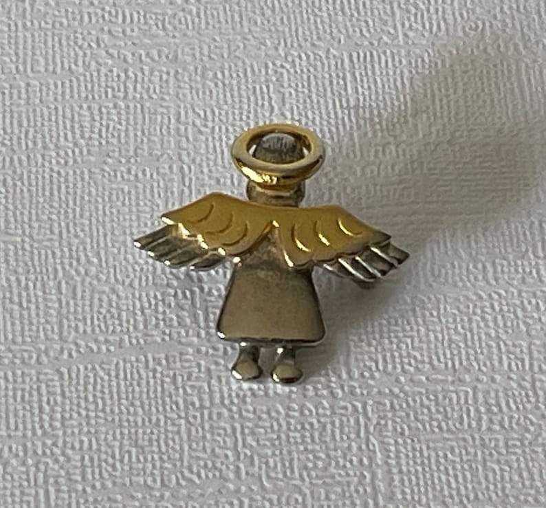 Vintage Angel Brooch, Signed Angel Pin, Angel Pendant, Gold Angel Pin ...