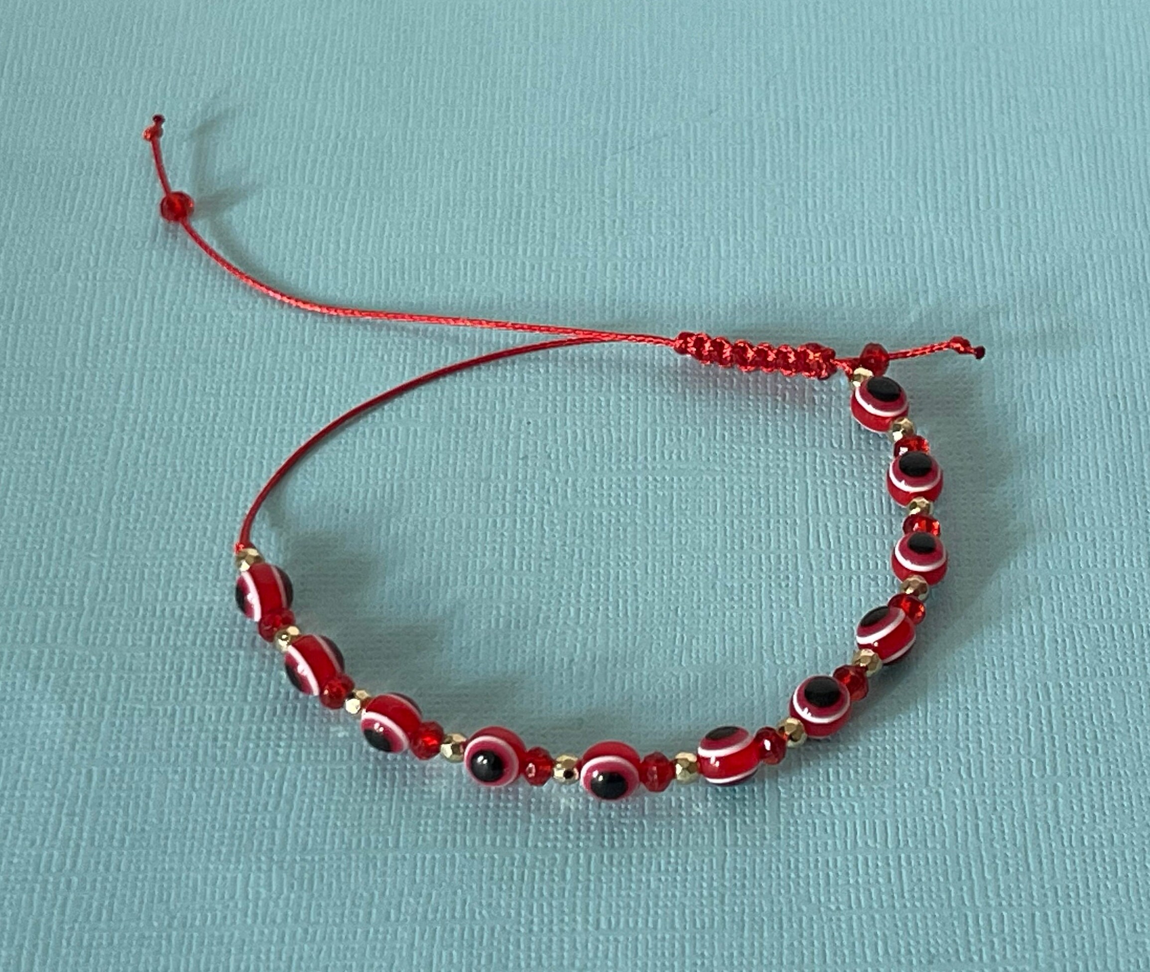 Evil Eye Bracelet, Third Eye Bracelet, Red Evil Eye Bracelet ...