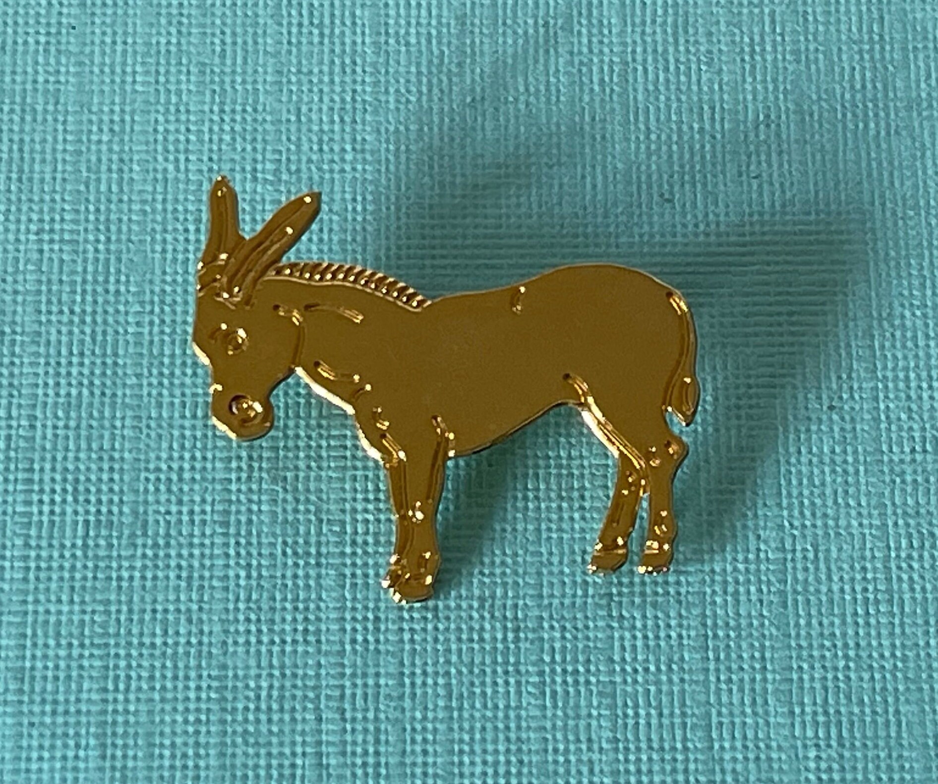 Vintage Donkey Brooch, Mule Brooch, Jackass Brooch, Gold Donkey Pin ...