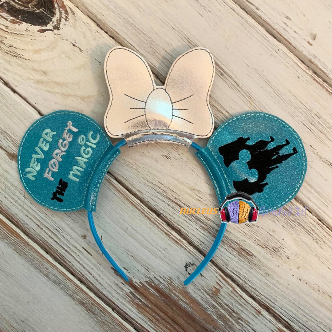 Never Forget Magic Mouse Ears Embroidery Design - Etsy
