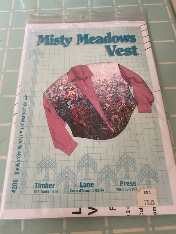 Misty Meadows Vest Pattern | Etsy