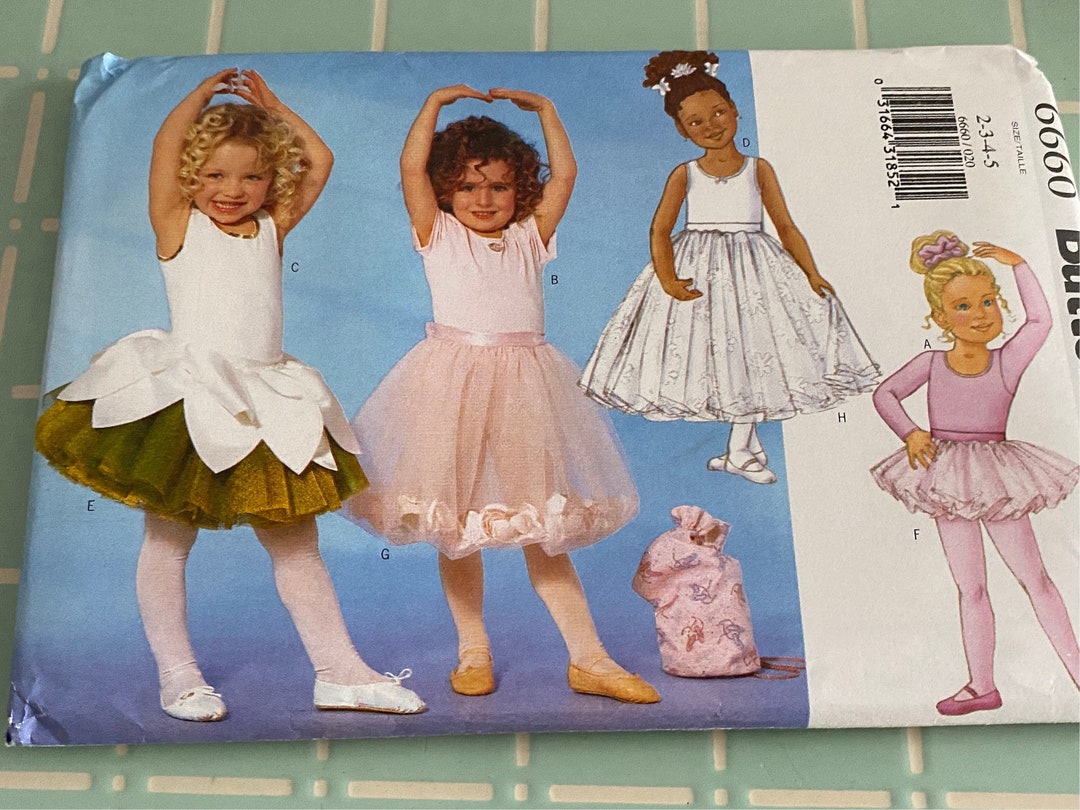 Girl’s Dance Wardrobe & Accessories Pattern- Butterick #6660 and Mccall ...