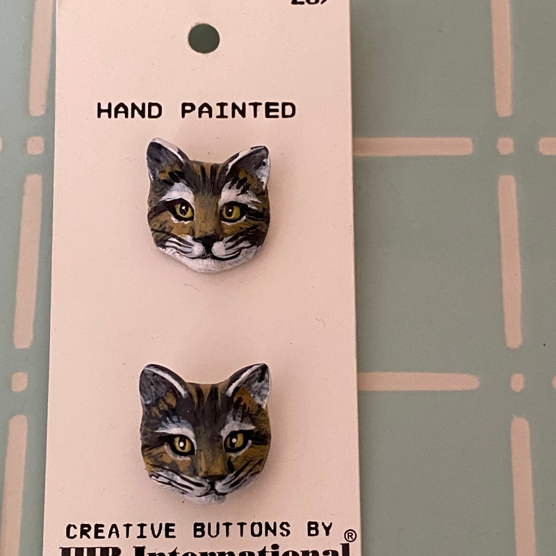 Cat Buttons - Etsy