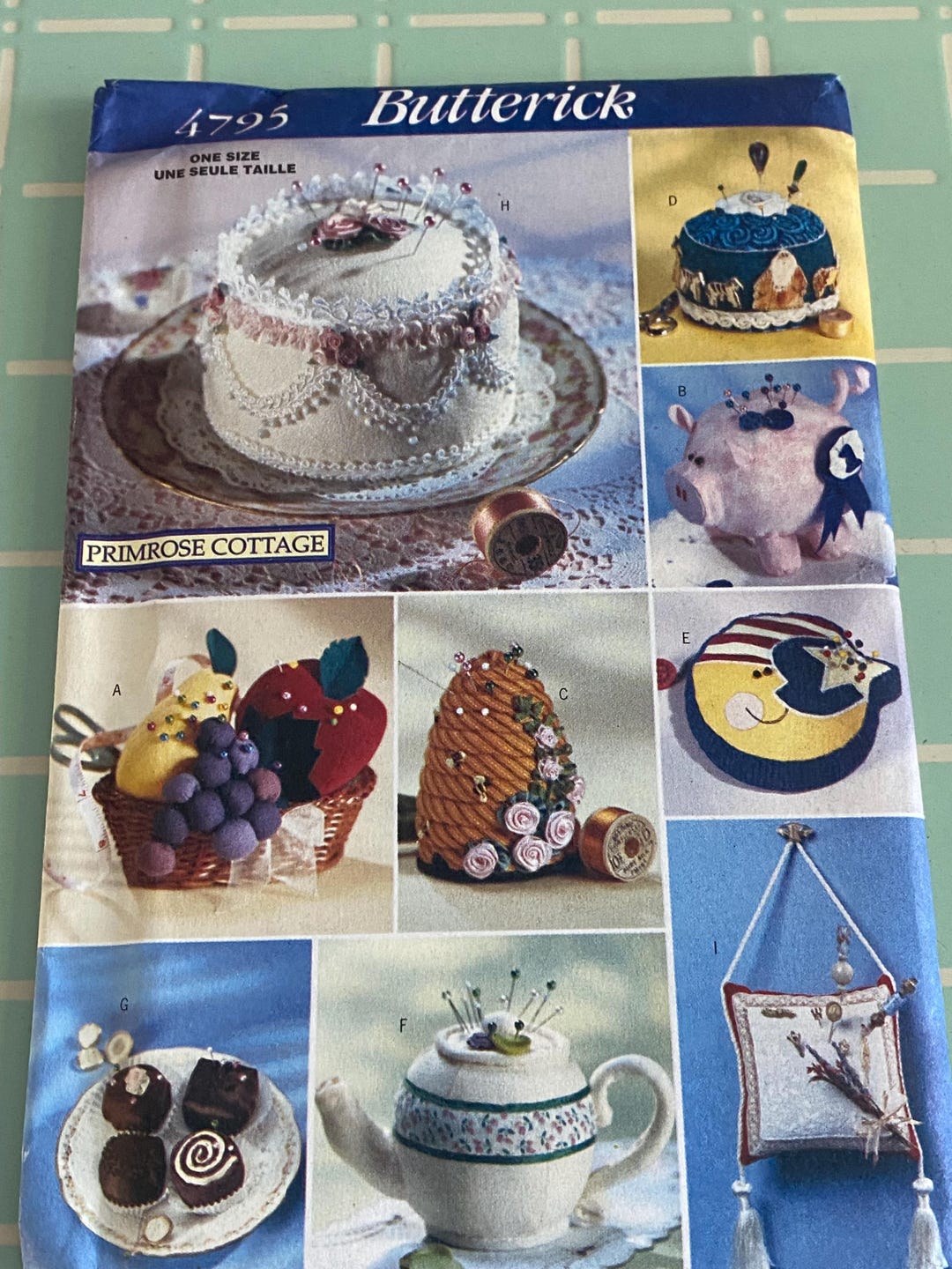 Various Pin Cushion Craft Patterns by Butterick & Indygo Junction - Etsy