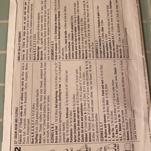 Stuffed Bear and Clothes Pattern- Simplicity #7222 - Etsy