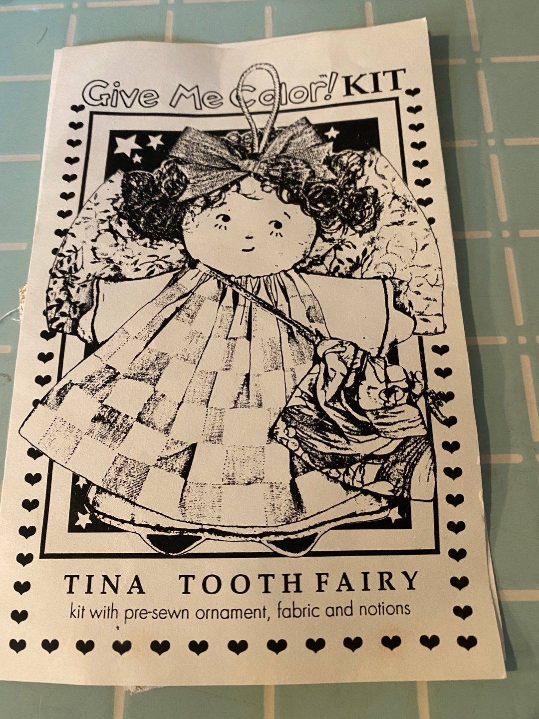 Tina Tooth Fairy Kit With Pre-sewn Ornament, Fabric and Notions - Etsy