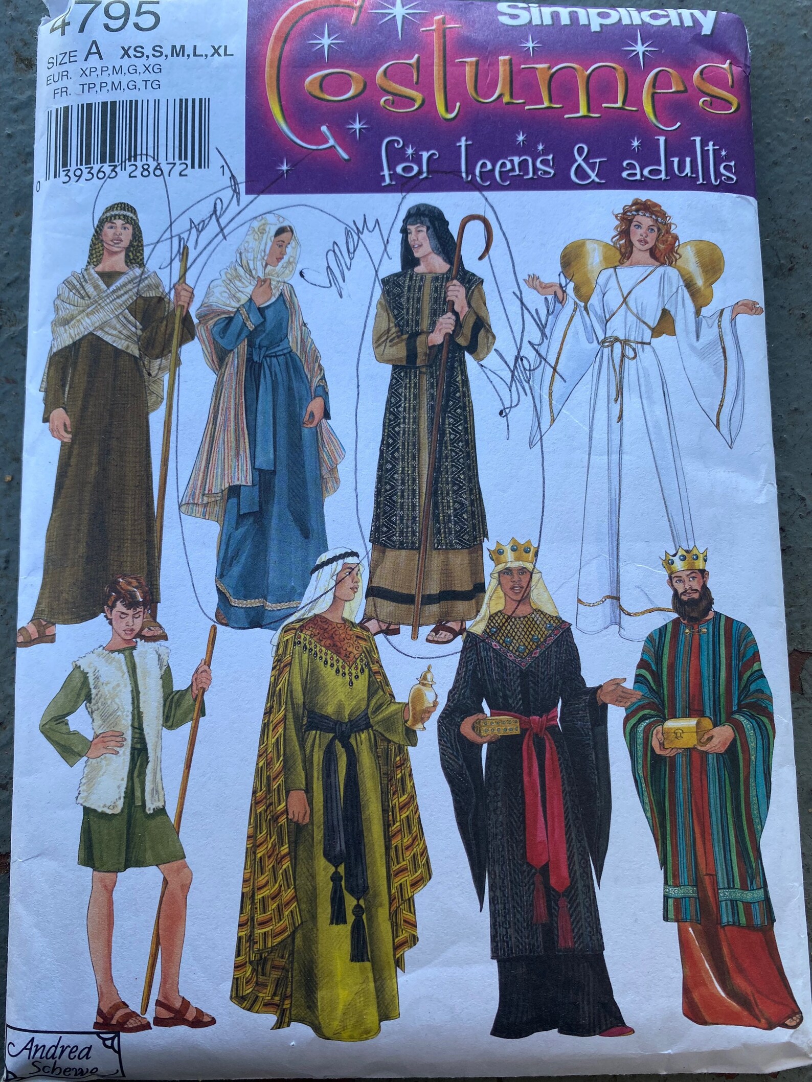 Nativity Costume Patterns for Adult-teen-boy & Girl | Etsy