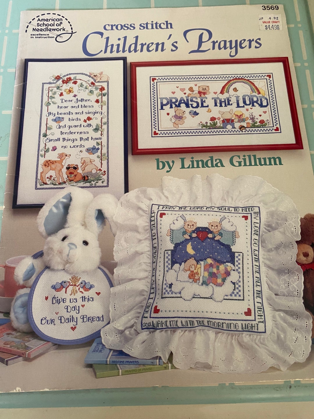 Children’s Prayers Counted Cross Stitch Pattern Book - Etsy
