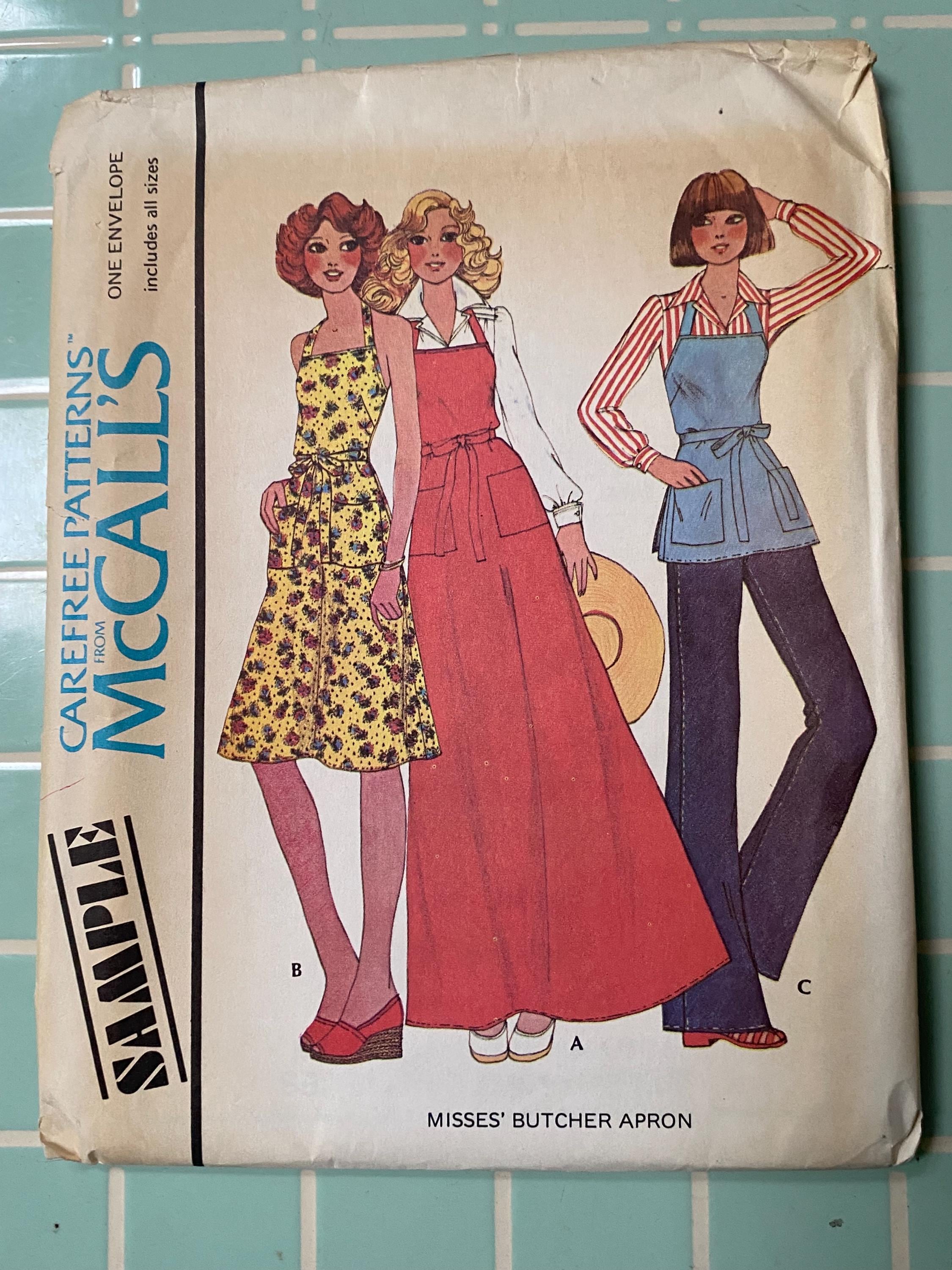 Various Vintage Apron Patterns by Advance, Mccalls, Simplicity & Vogue ...