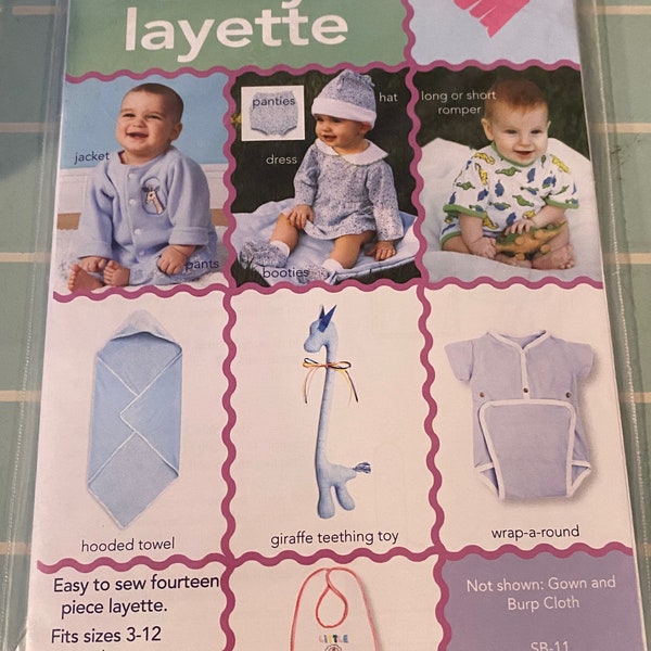 Baby Layette Pattern - Etsy