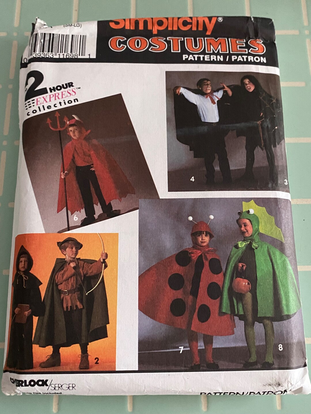 Variety Kids Costume Pattern- Simplicity #7470 - Etsy