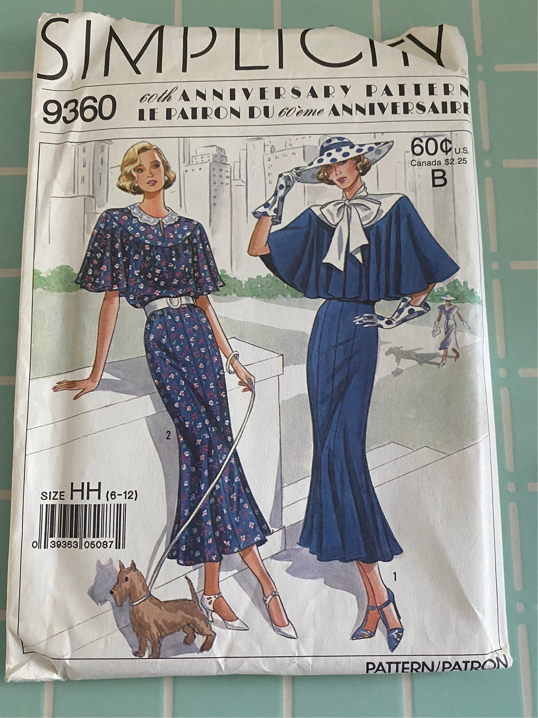 60th Anniversary Pattern-woman’s Town Dress by Simplicity #9360 - Etsy