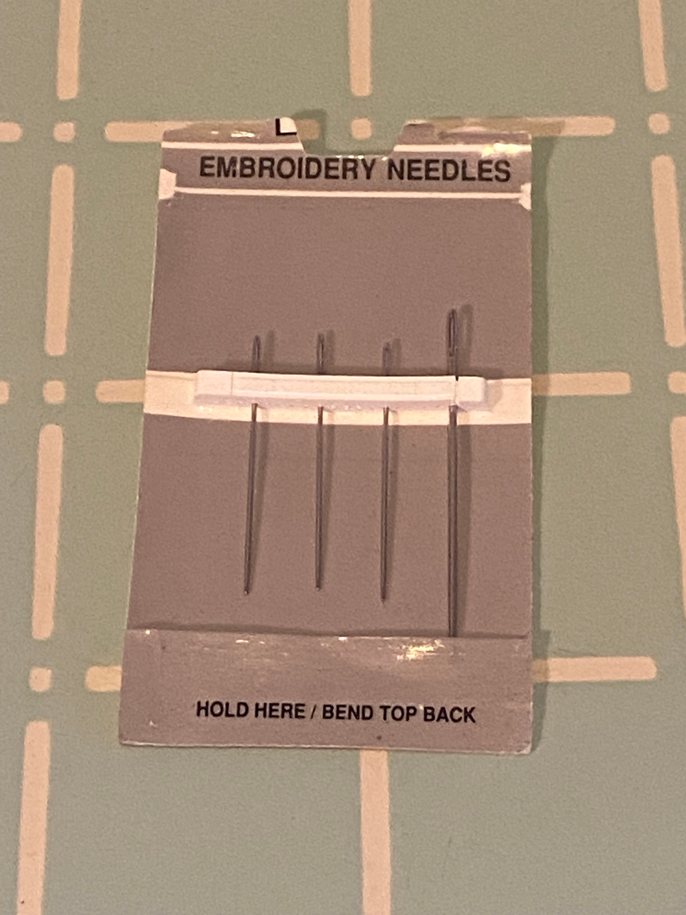 Various Embroidery Needle Packs - Etsy