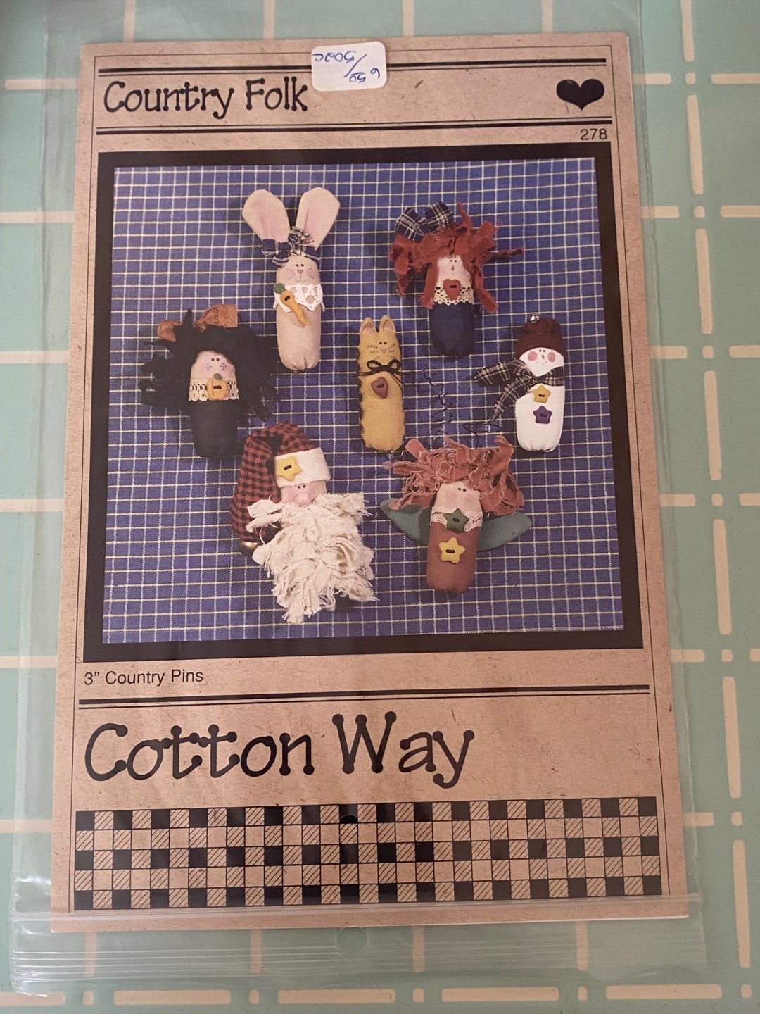 Holiday Variety- 3” Country Pin Patterns by Cotton Way - Etsy