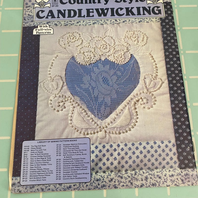 Candlewicking Patterns - Etsy