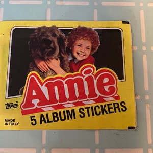 Vintage Annie Album Sticker Packs - Etsy