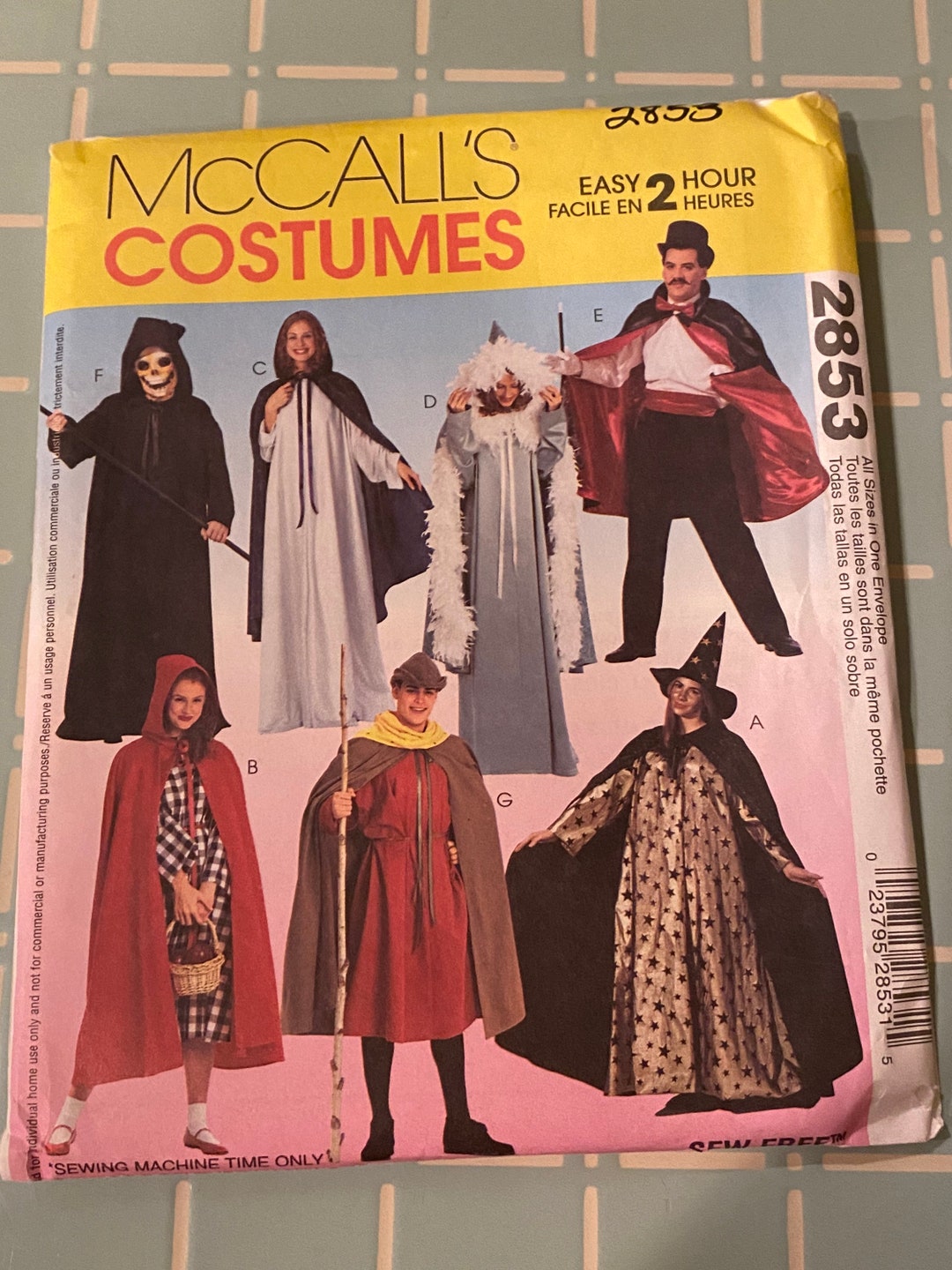 Various Adult Costume Variety Patterns- Mccall’s - Etsy