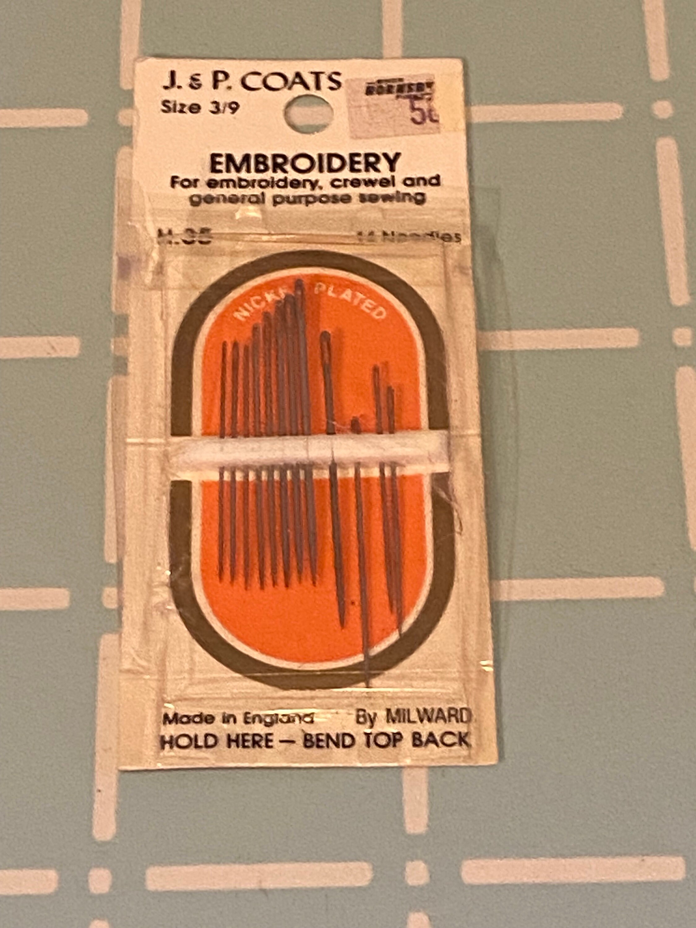 Various Embroidery Needle Packs - Etsy