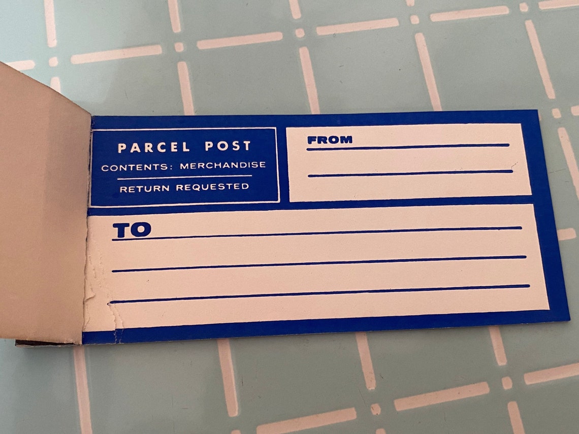 Various Vintage Parcel Post & Air Mail Labels - Etsy