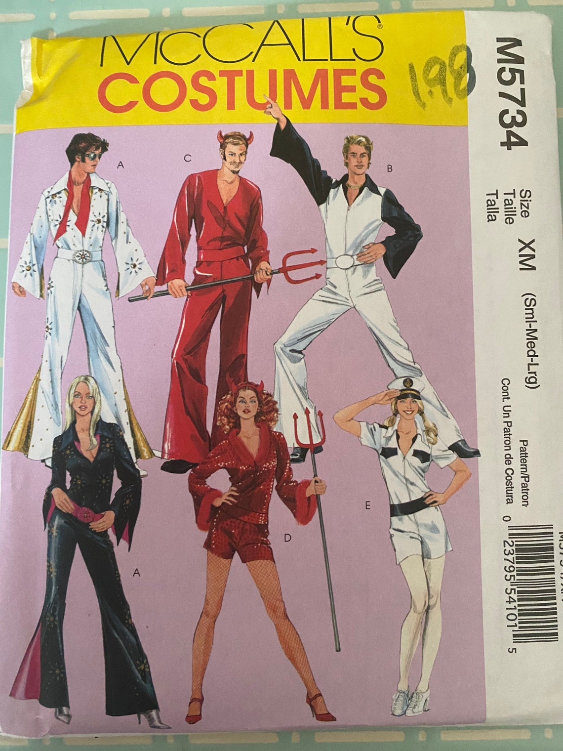 Various Adult Costume Variety Patterns Mccalls - Etsy