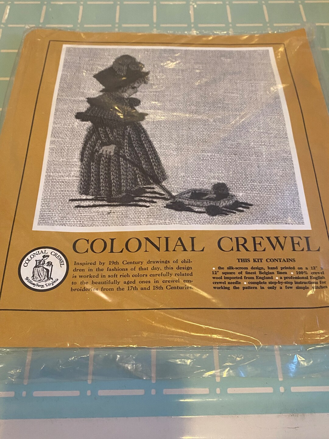 Various Colonial Crewel Kits - Etsy