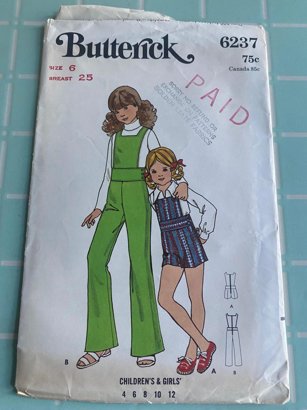 Various Overalls/jumpers/rompers Vintage & Modern Patterns for Children ...