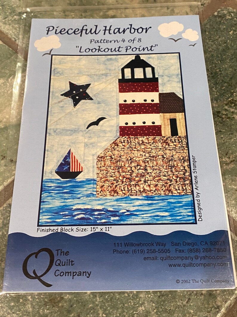 Various Pieceful Harbor Quilt Patterns - Etsy